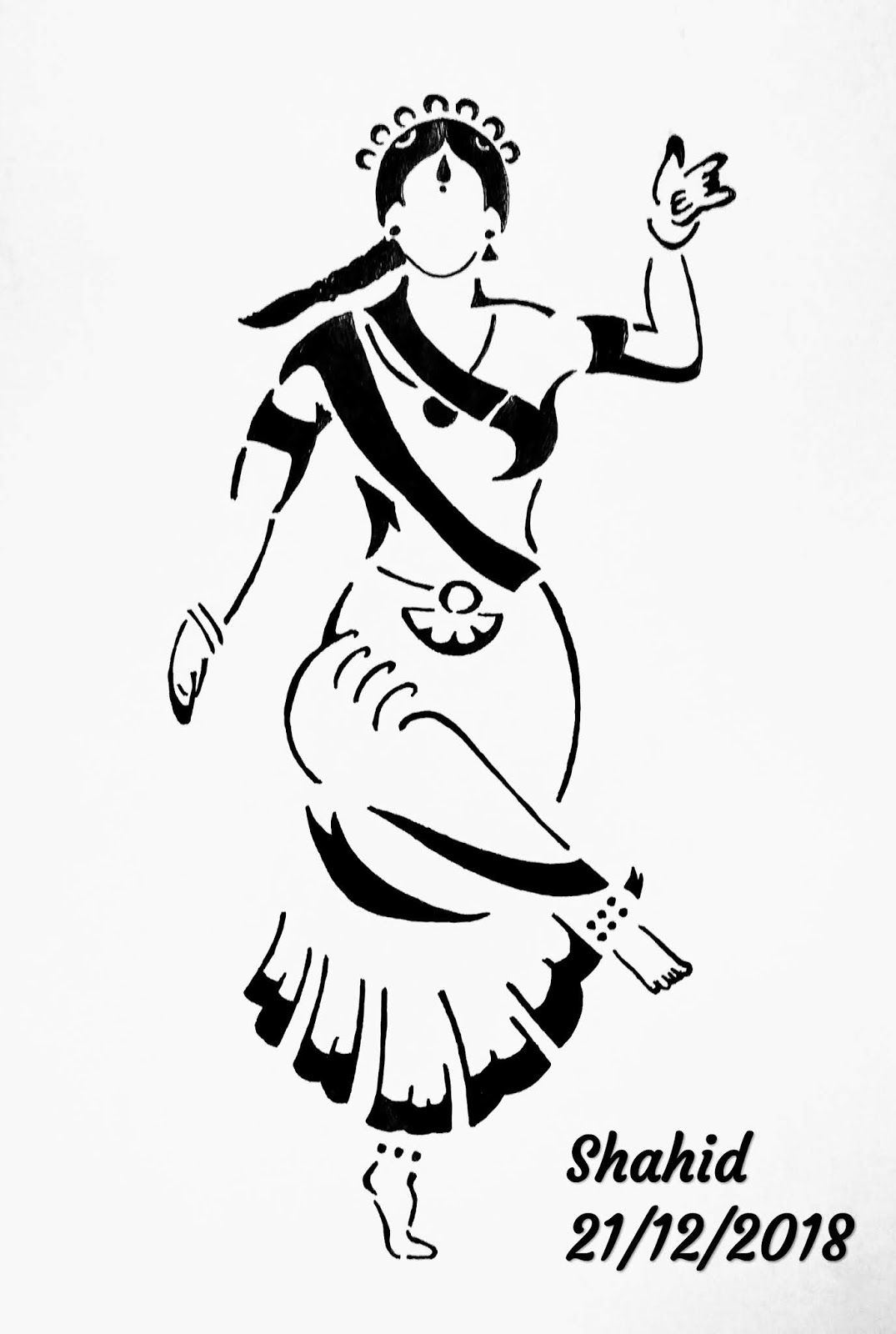 Incredible India (Pen Drawing) - Shahid's Corner