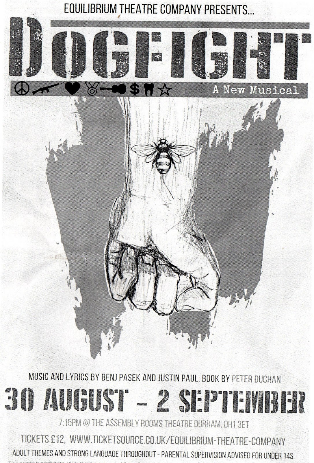 Spikemike...is breaking a leg: Dogfight - Assembly Rooms Theatre - Review