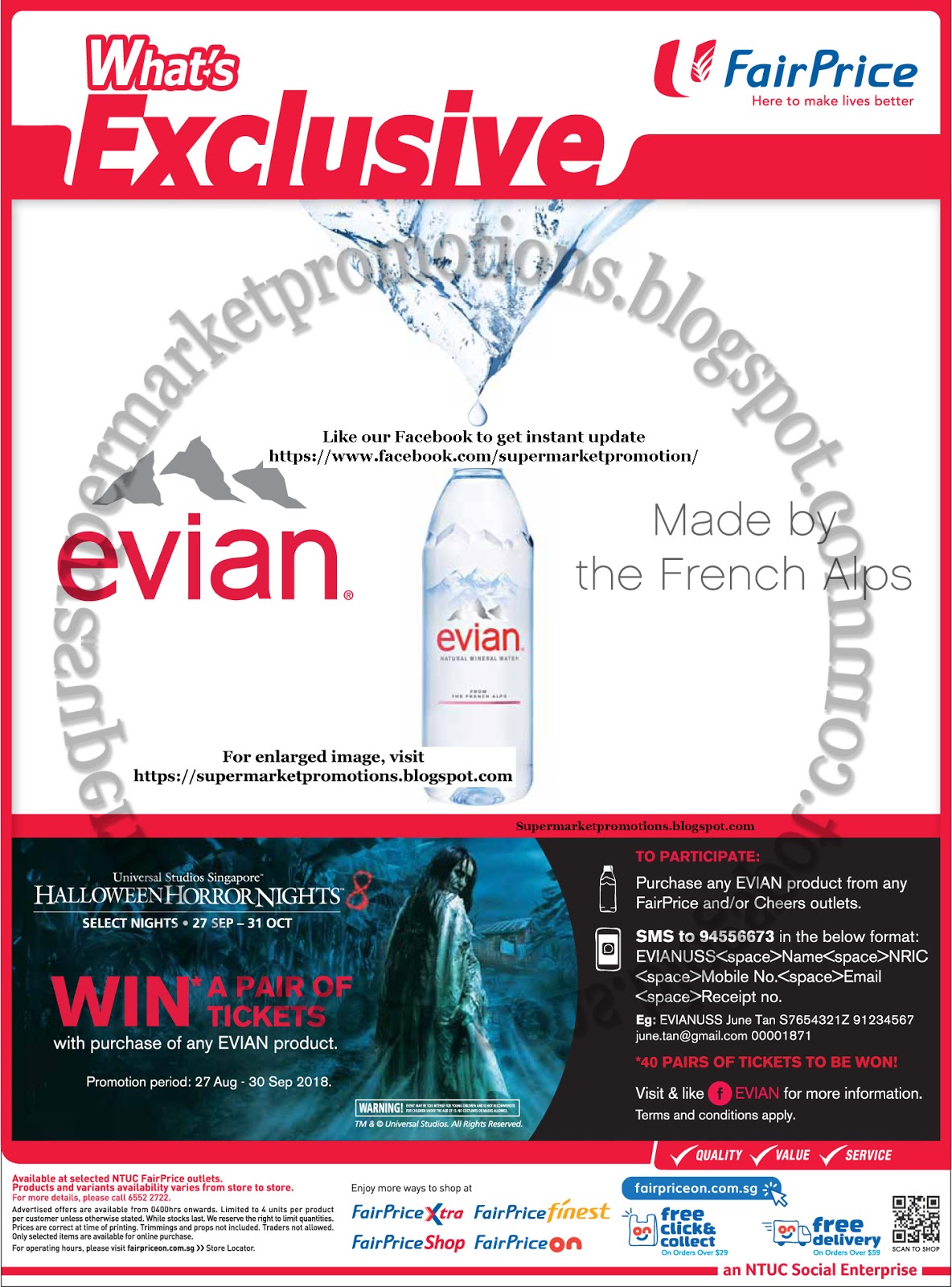 NTUC FairPrice Evian Promotion 07 - 20 September 2018 ~ Supermarket ...