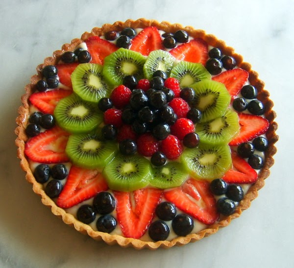 Summer Berry-Fruit Tart | Leafy Greens and Me