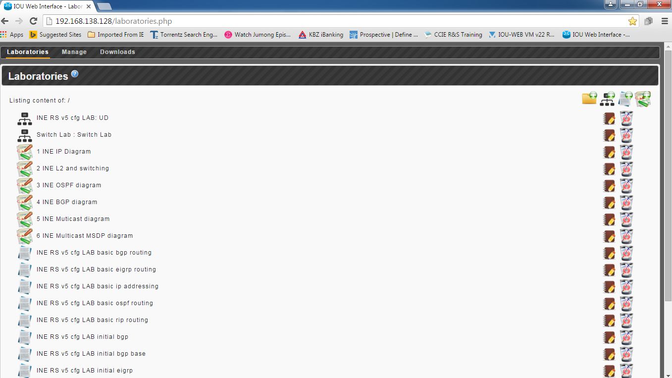 Zaw Min Htann's Notes: How to Setup the Switching Lab With Web IOU v 22