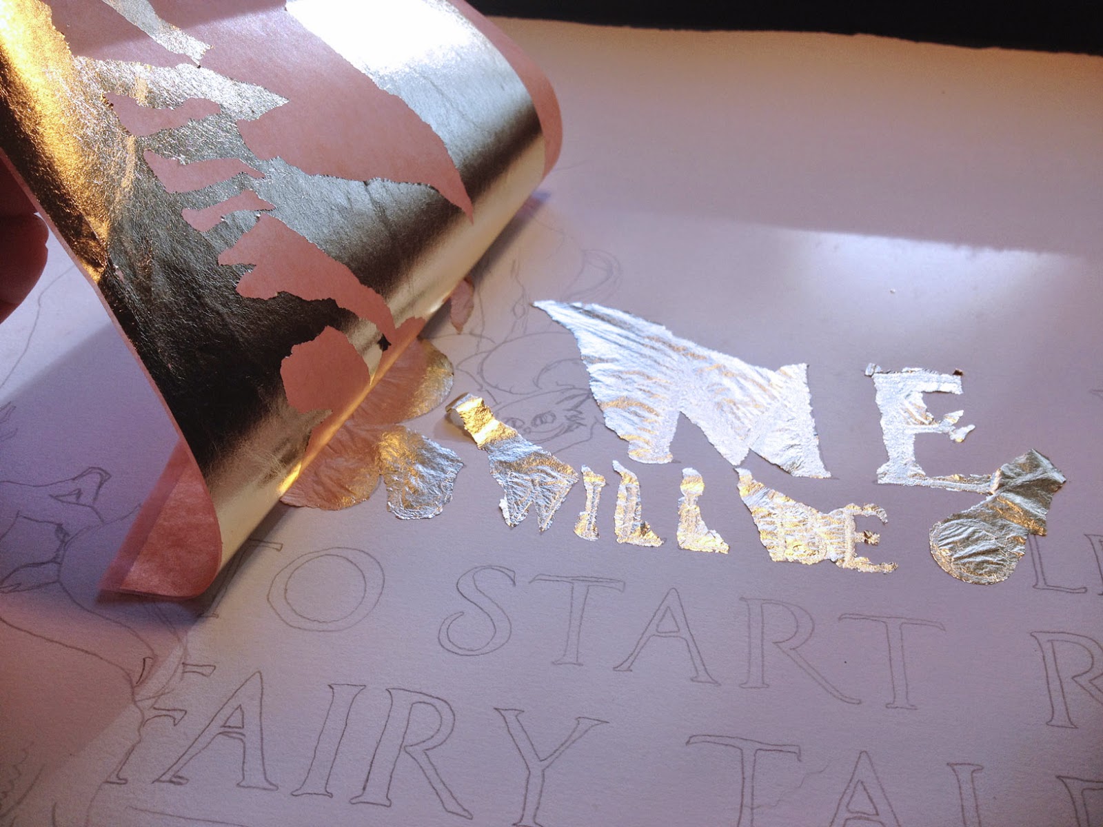 The 52-Week Illustration Challenge: learn: Gold Leaf, pencils and ink ...