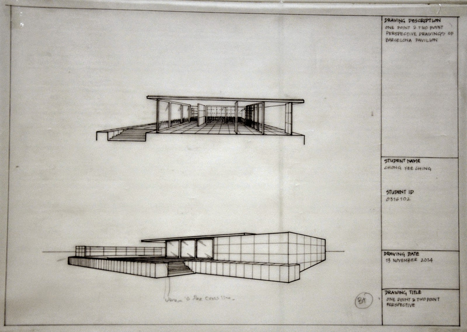 Project 2: Barcelona Pavilion | JERRY.C