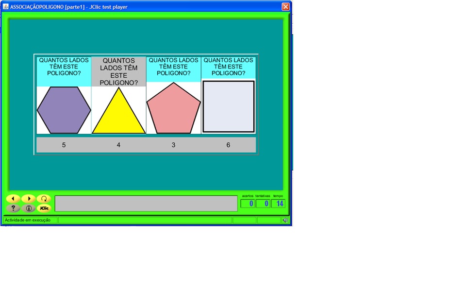 A EDUCAÇÃO MATEMÁTICA: ATIVIDADE USANDO O JCLIC