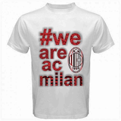 Curva Sud Ultrashop: Kaos #We are ac milan Putih