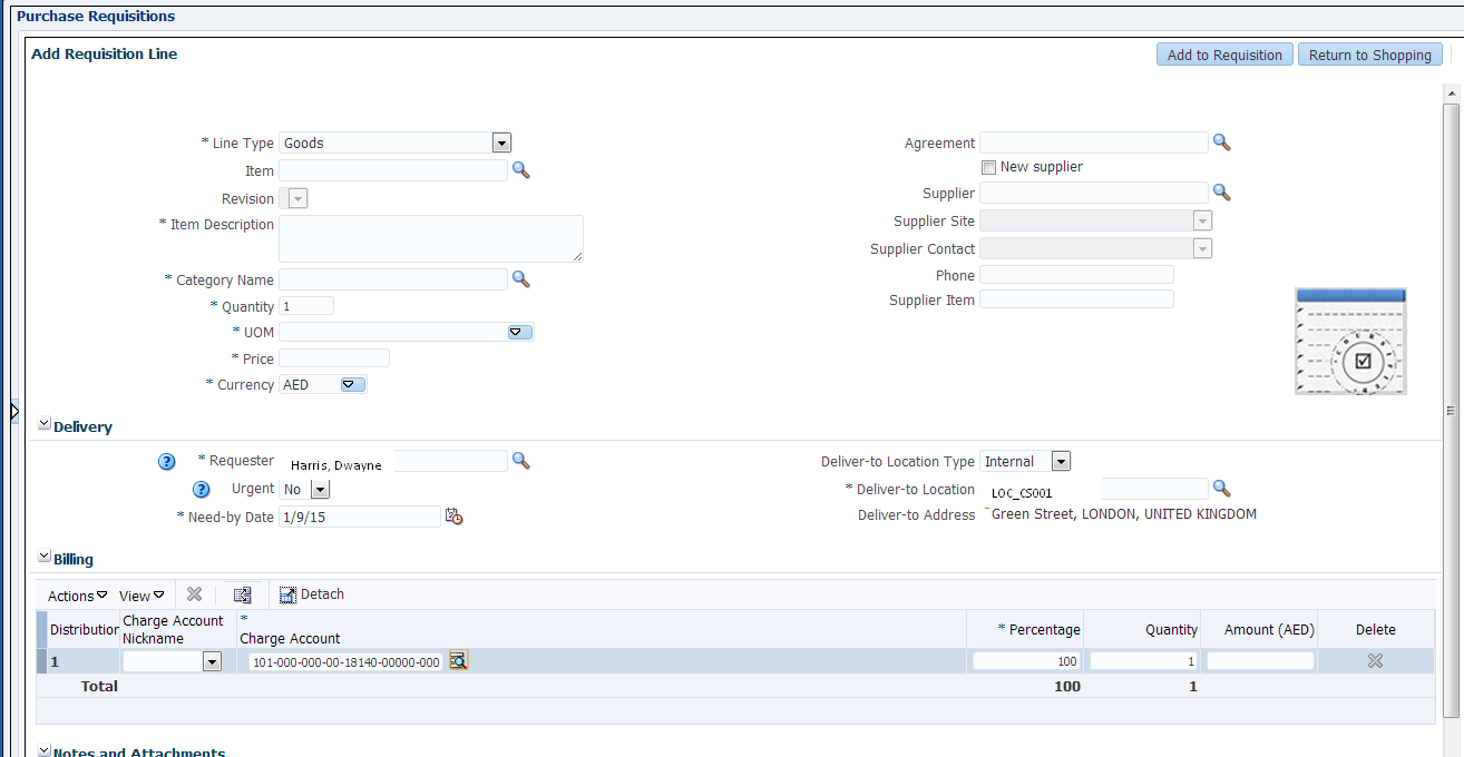 Self - Service Requisitioning processes - Oracle Fusion Applications ...