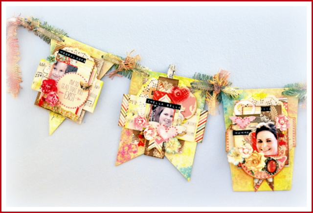 SCRAP ADDICT: "Love" Banner for My Creative Scrapbook Kit Club using 7 ...