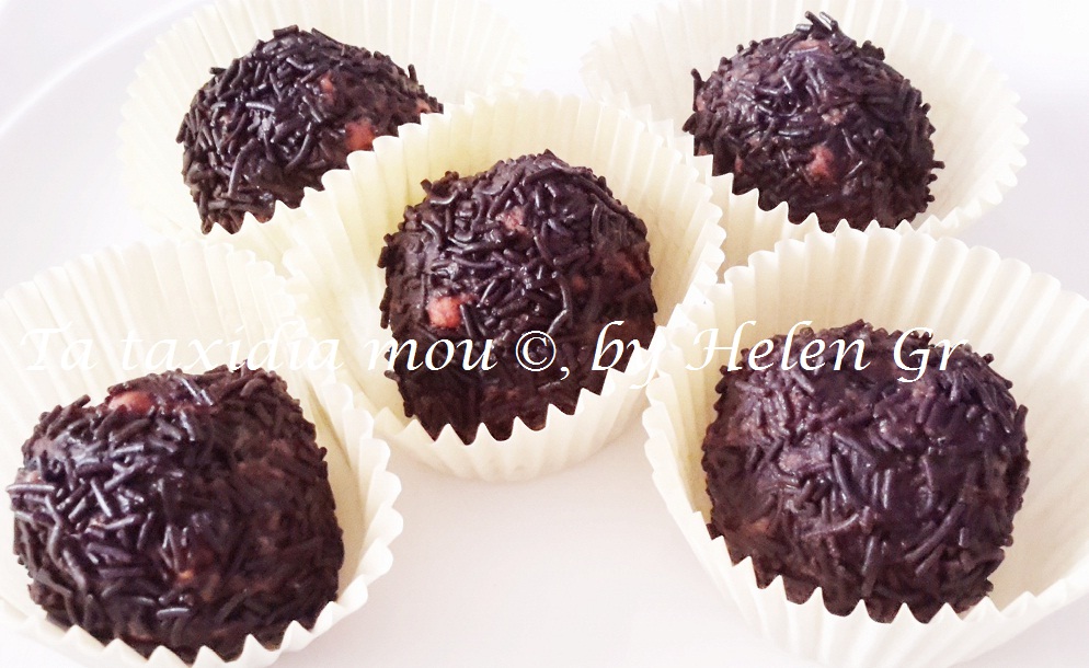 Τα ταξίδια μου : Πανεύκολα Τρουφάκια με Μπισκότα – Troufakia, Chocolate ...