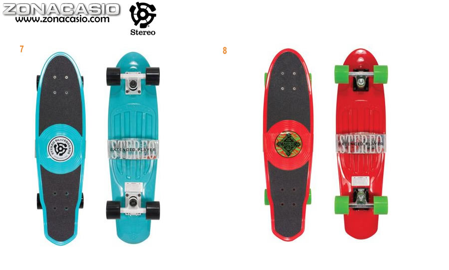 Zona Casio: Espectaculares los nuevos Skateboards de Stereo Sound Agency