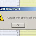 Excel 2007 : Mengatasi "Cannot shift object off sheet" - Sagari chan
