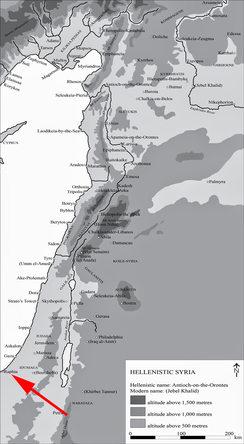 Irregular Wars: Hail Caesar – The battle of Raphia (217BC) in 6mm