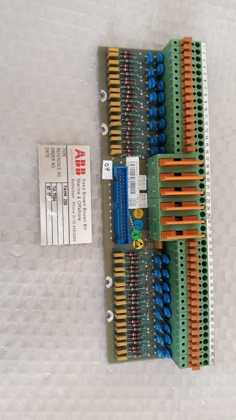 ABB 57120001-CV DSTA 131 CONNECTION UNIT DRIVE PC BOARD - Aeliya Marine