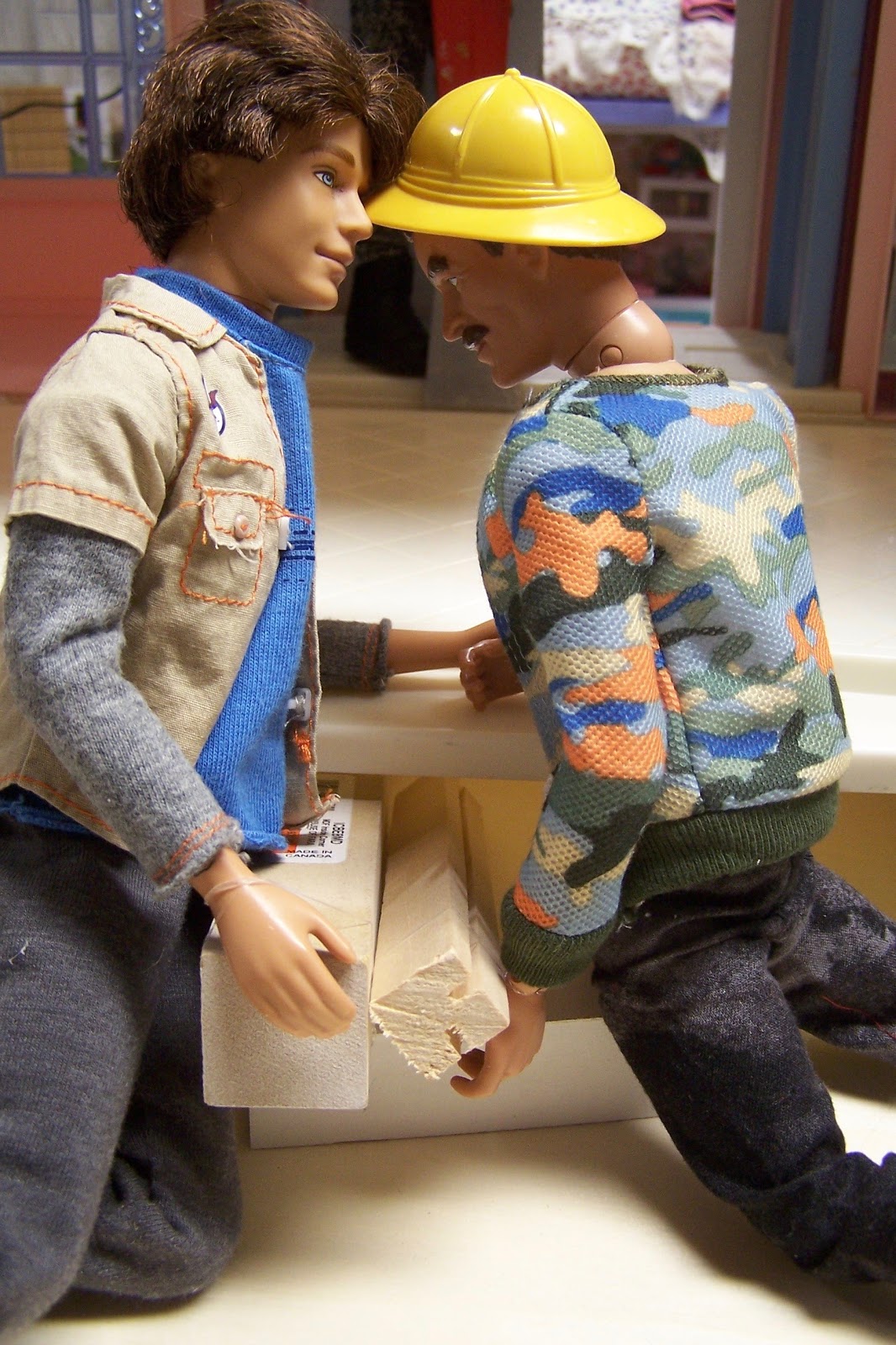 Barbie:OldNewGreenRedo : Hotel Demolition: Men at Work
