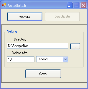 AutoBatch : Auto Run Batch File - HadiSCADA