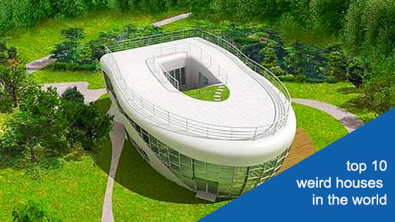 Top 10 Weirdest Houses in the world! - On Top of Tops