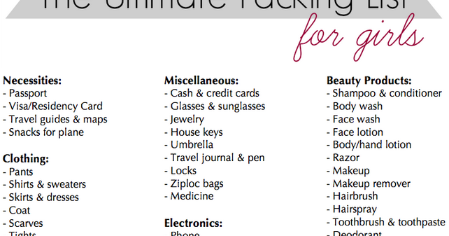 Packing Essentials for the Savvy Female Traveler | ADELANTE