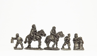 Tabletop Fix: Pendraken Miniatures - New 10mm Dark Age Civillians