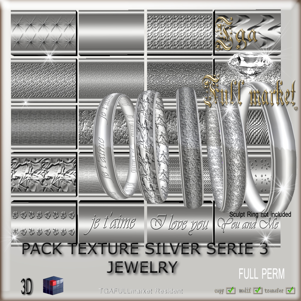 * SCULPT JEWELRY and MORE *: Pack Textures Jewelry