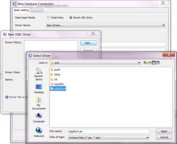 Java Creating New Database Connection In Netbeans For Sql Server 1906