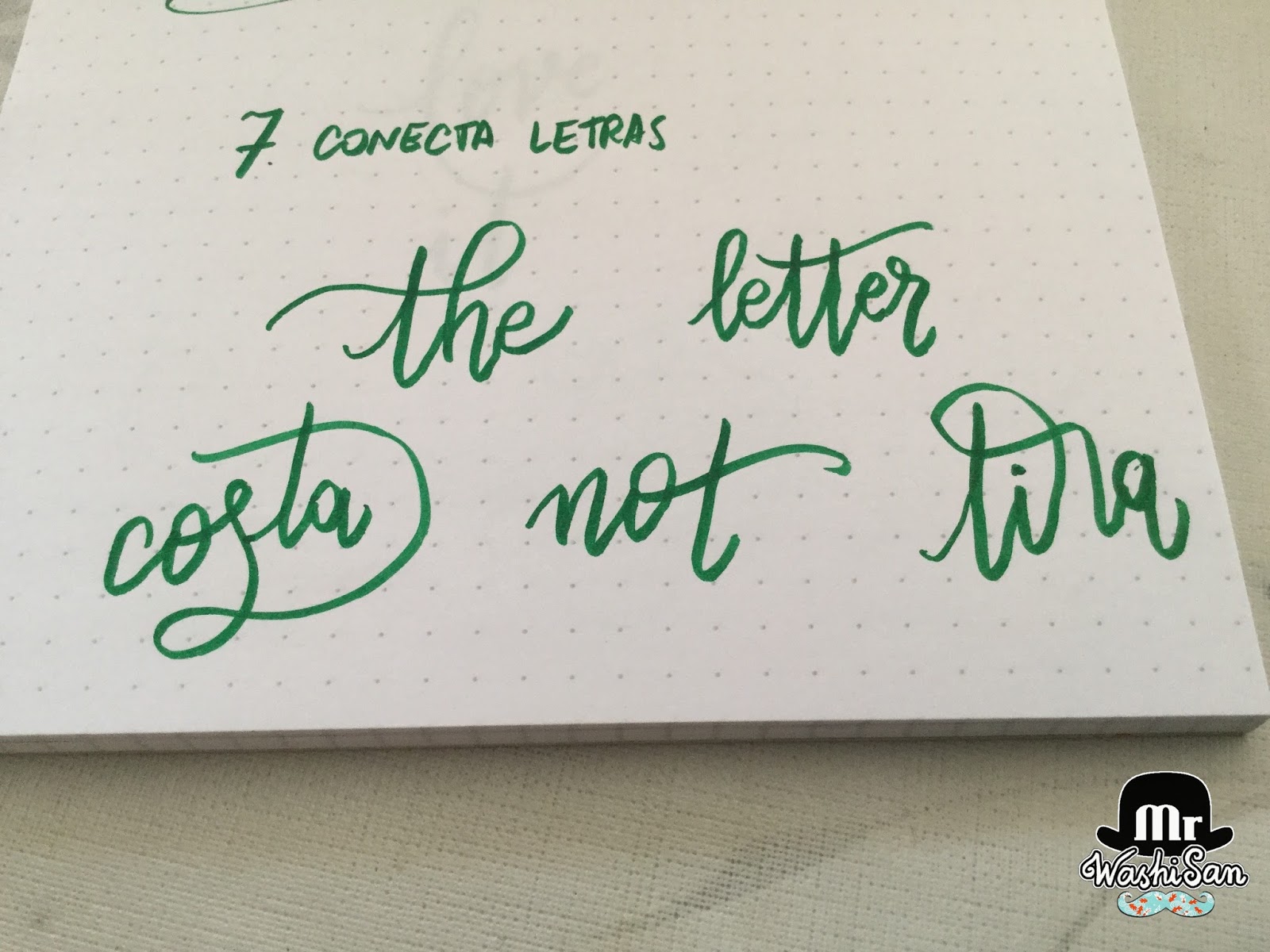 Mr WashiSan: 10 consejos para decorar con florituras tu lettering