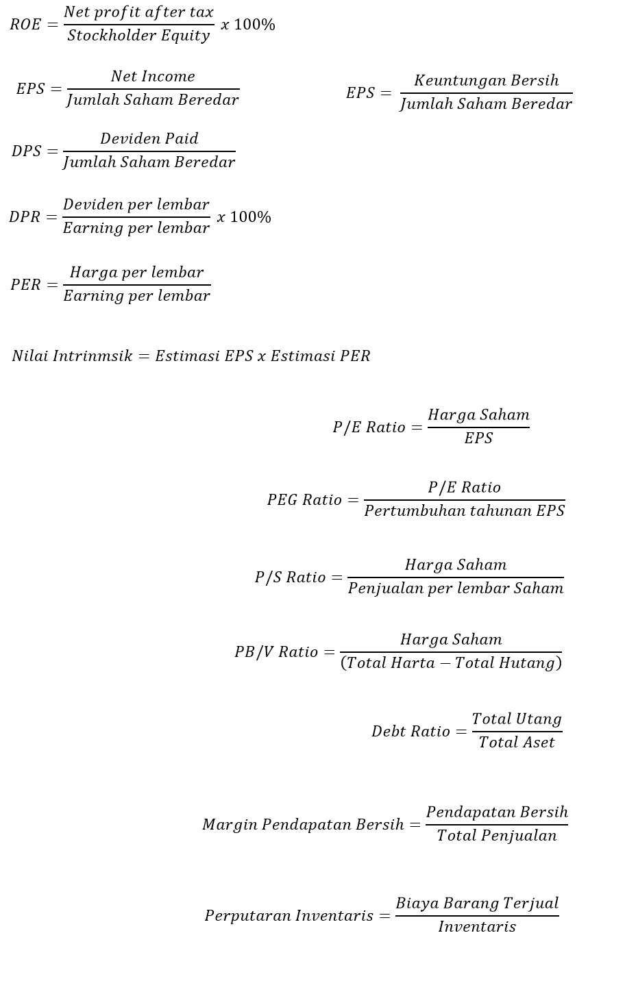 Rumus Nilai Buku Per Lembar Saham - hosting gratis terbaik 2018
