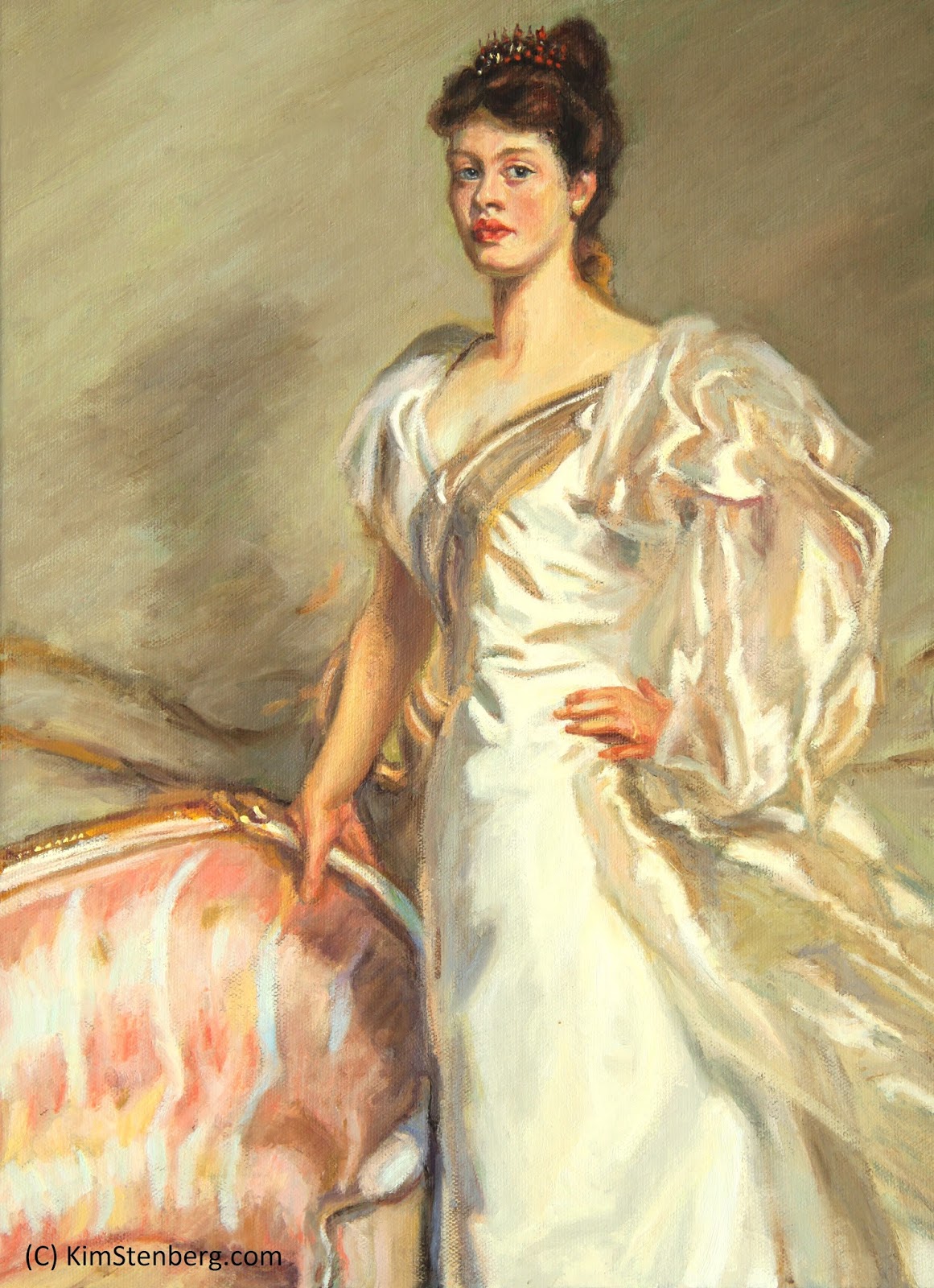 Kim Stenberg's Painting Journal: "Detail from Sargent's Mrs George ...