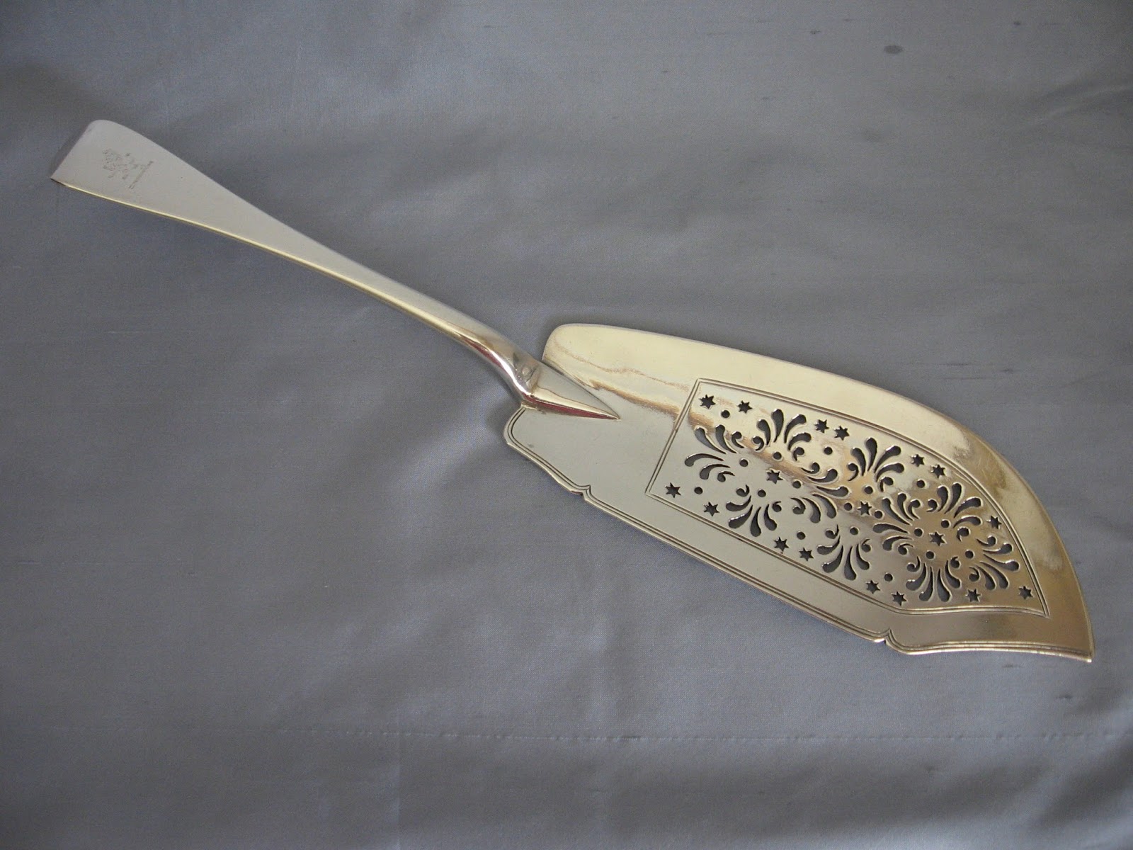 Georgian Silver Ladles: Posh Fish & Chips! A Silver Fish Slice by ...