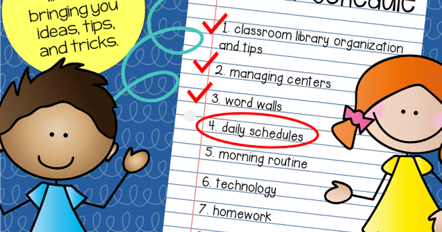 Mrs. Crofts' Classroom: My Daily Schedule (3rd Grade)