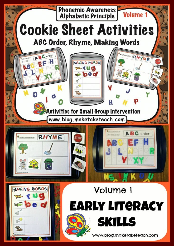 Helping Kids Grow Up: Early Literacy Skill Activities Using Cookie Sheets