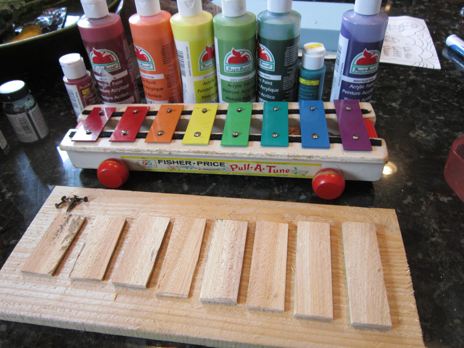 Girl in Air BLOG: Xylophone Wall Art