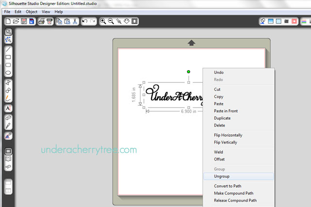 Under A Cherry Tree: Tutorial: How to convert the Samantha Script font ...