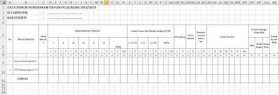 FORMAT DATA POKOK PENDIDIKAN DAN REKAP DAFTAR TENAGA PENDIDIK DAN ...