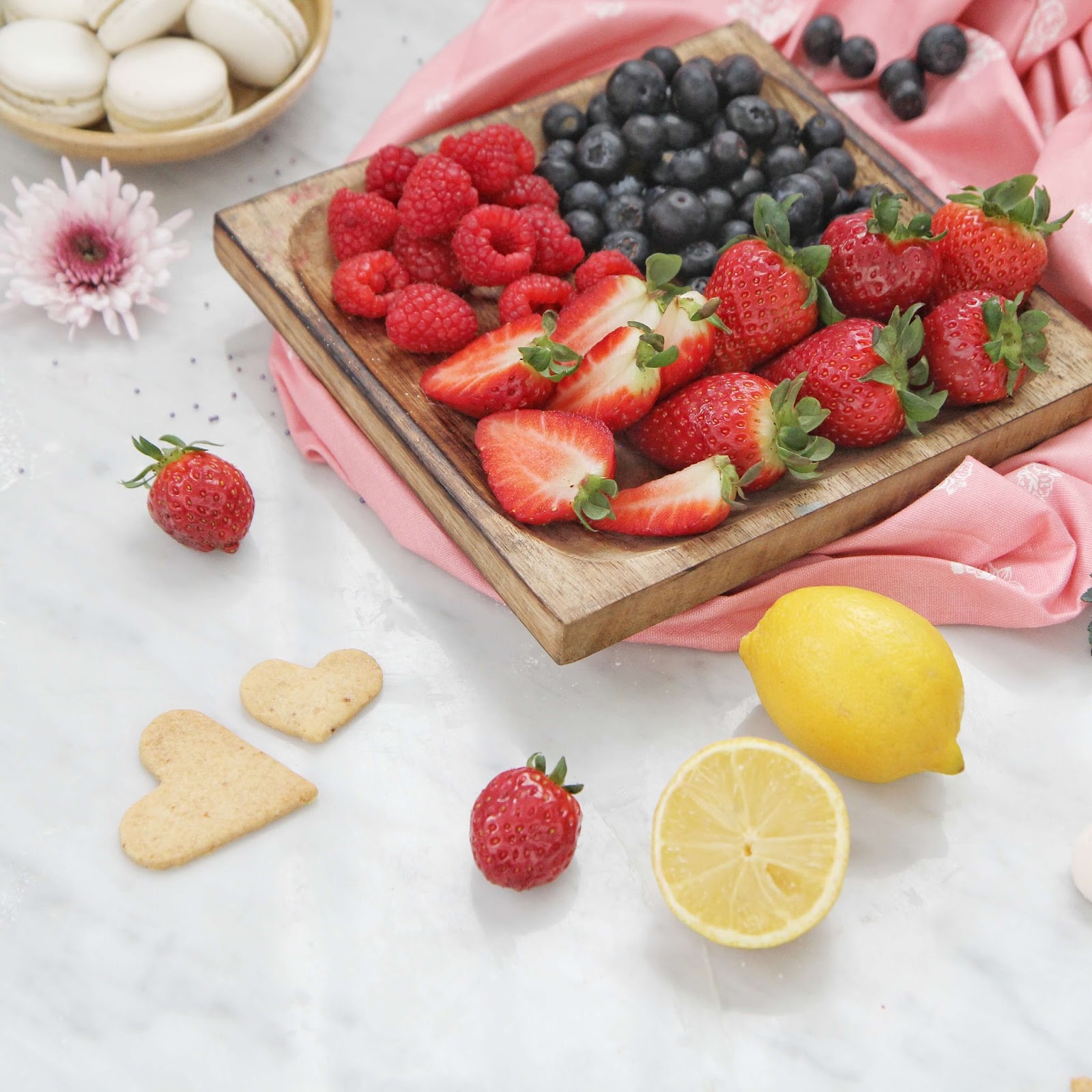 Number Cake Citron Fruits Rouges | Recueil Gourmand