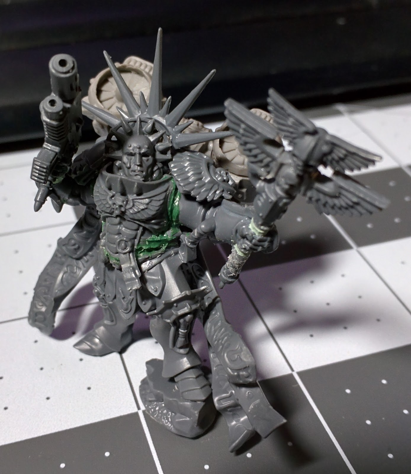 Blood Angels Sanuinary Chaplain kit-bash #5