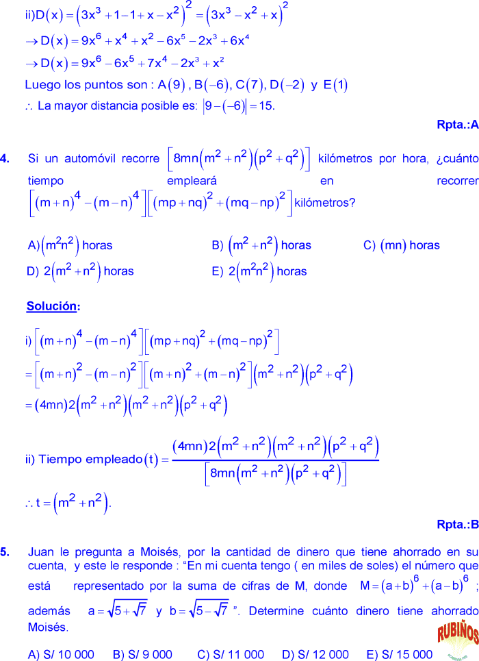 PRODUCTOS NOTABLES FÓRMULAS Y EJEMPLOS RESUELTOS PDF