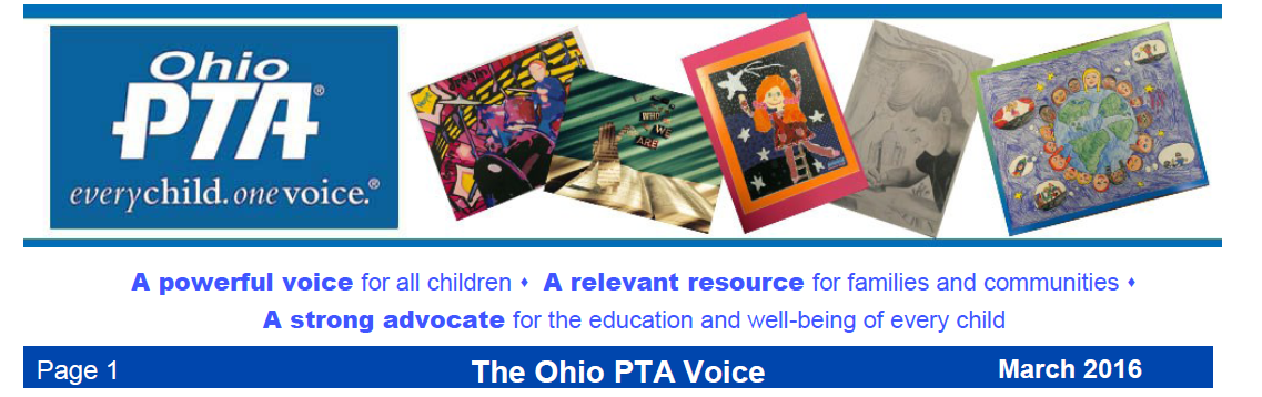 The Ohio PTA Voice: Share The Ohio PTA Voice March 2016 Issue