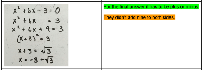 Making Math Visual: Google Docs in Math: Error Analysis