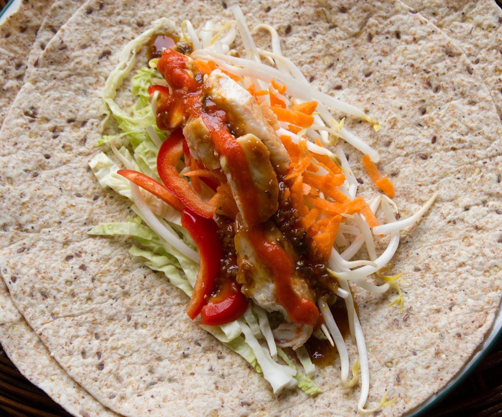 fabulous fridays: Teriyaki chicken wrap