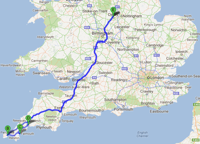 Freys in the UK: Cornwall