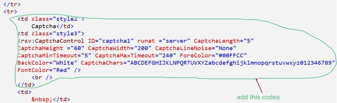 How to add and verify captcha codes on 3 tier login and registration ...