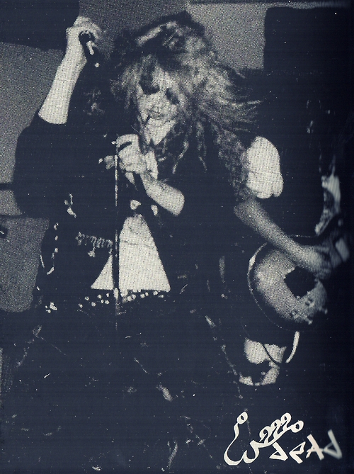 Per Yngve Ohlin Site +: + Pelle "Dead" during gig in Birkagården