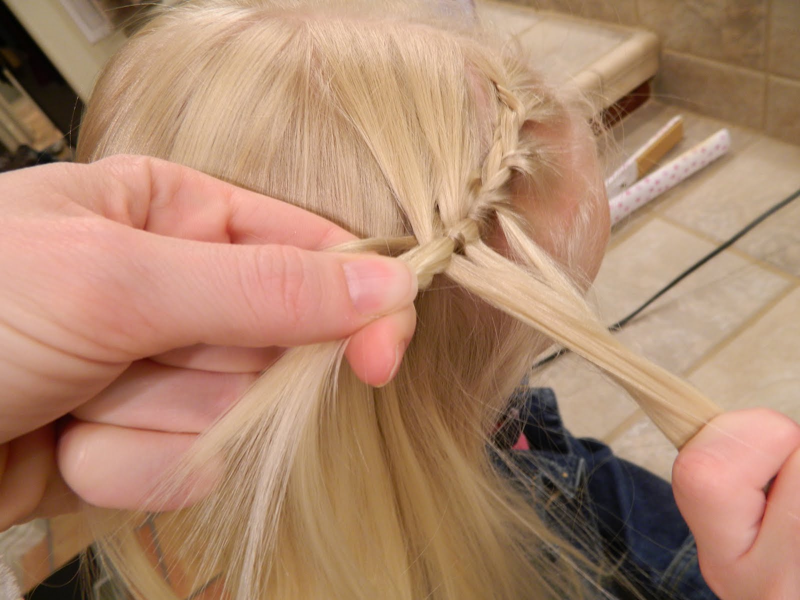 .: Waterfall Braid or Floating Braid