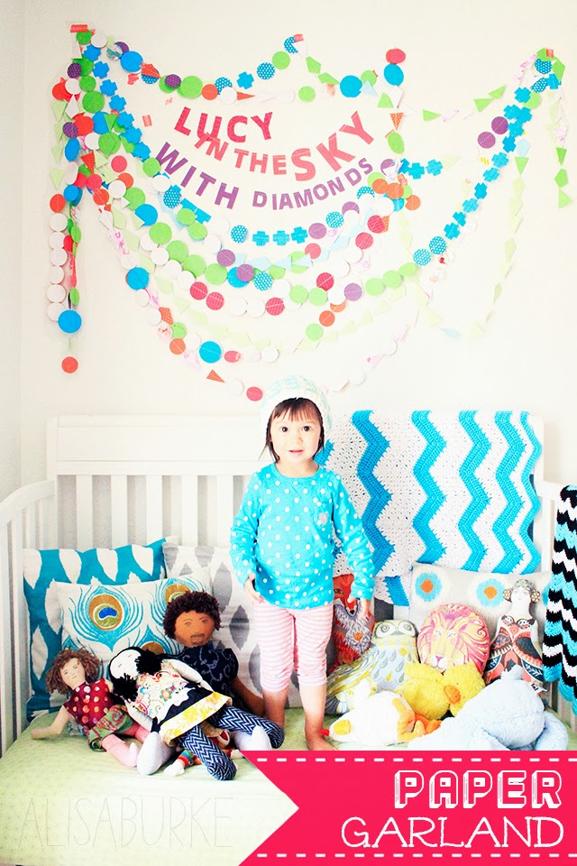 alisaburke: paper garland