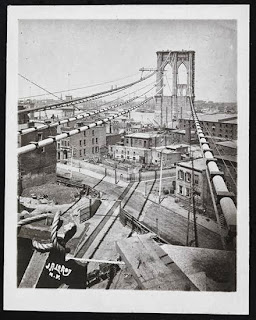 Updates, Live: Brooklyn Bridge construction, c. 1880