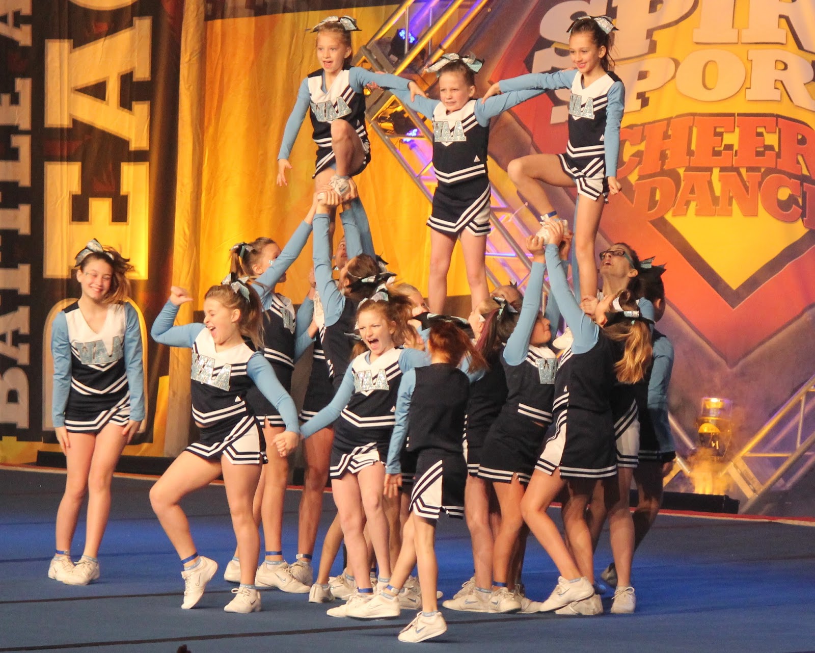 My Greatest Love: Some pictures from Jades last cheer competition with WAA.