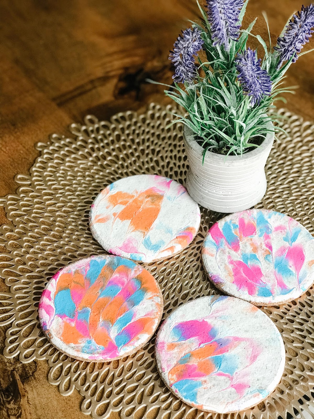 DIY Marble Coasters | SIMPLY SUPPA