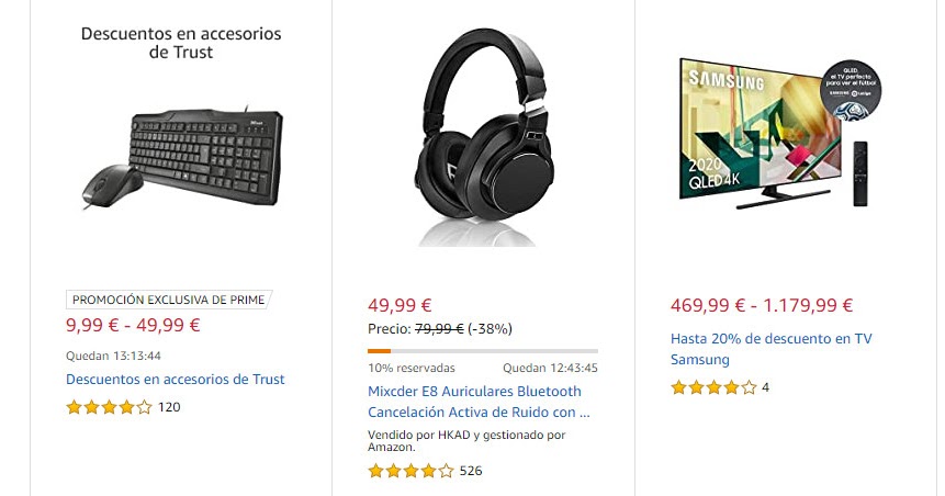 ¡Ofertas 27/07 Amazon! Nueve "Ofertas Destacadas", una "Oferta del Día ...