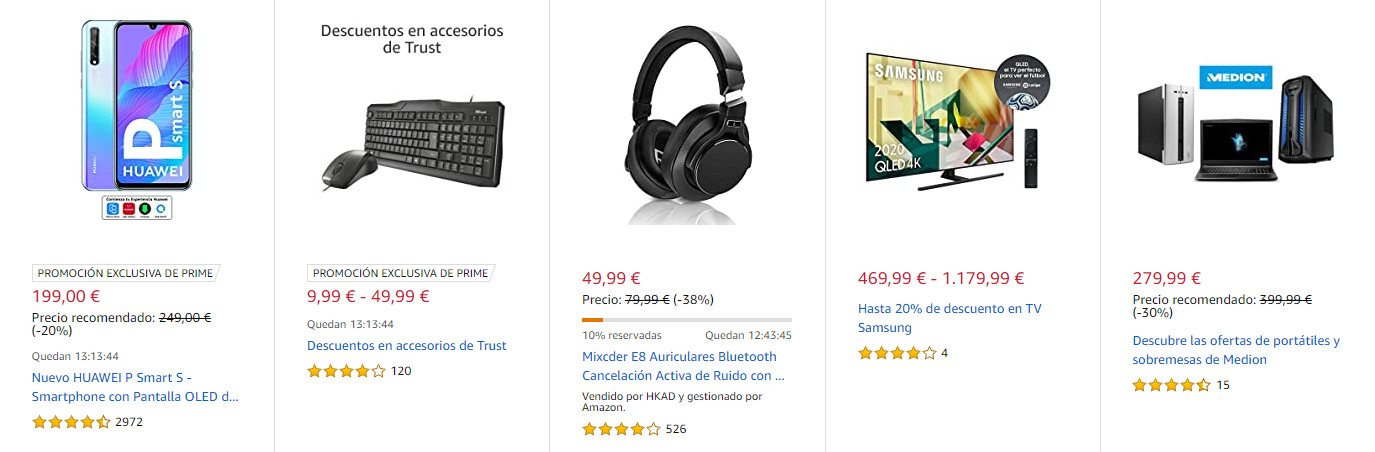 ¡Ofertas 27/07 Amazon! Nueve "Ofertas Destacadas", una "Oferta del Día ...
