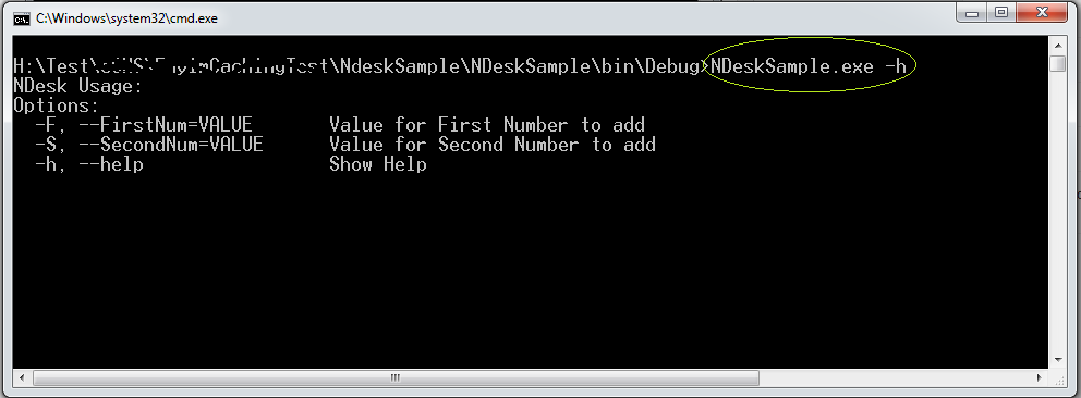 Shankar Chavan C Command Line Parsing With Ndesk Options