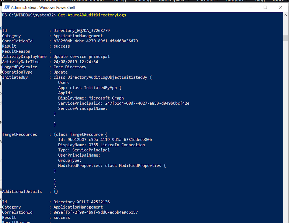 Azure & Co: Get Azure AD audit and sign-in Logs using PowerShell and ... Azure & Co: Get Azure AD audit and sign-in Logs using PowerShell and ...